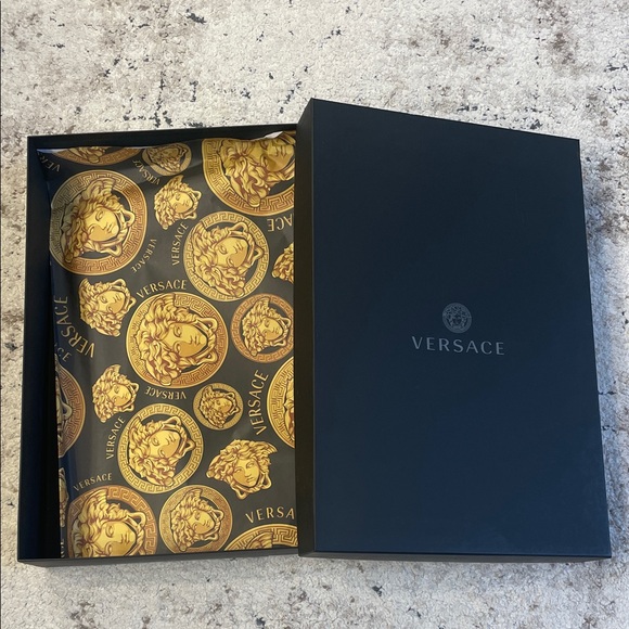 Versace | Bags | Authentic Versace Gift Box Via Ith Wrapping Paper ...